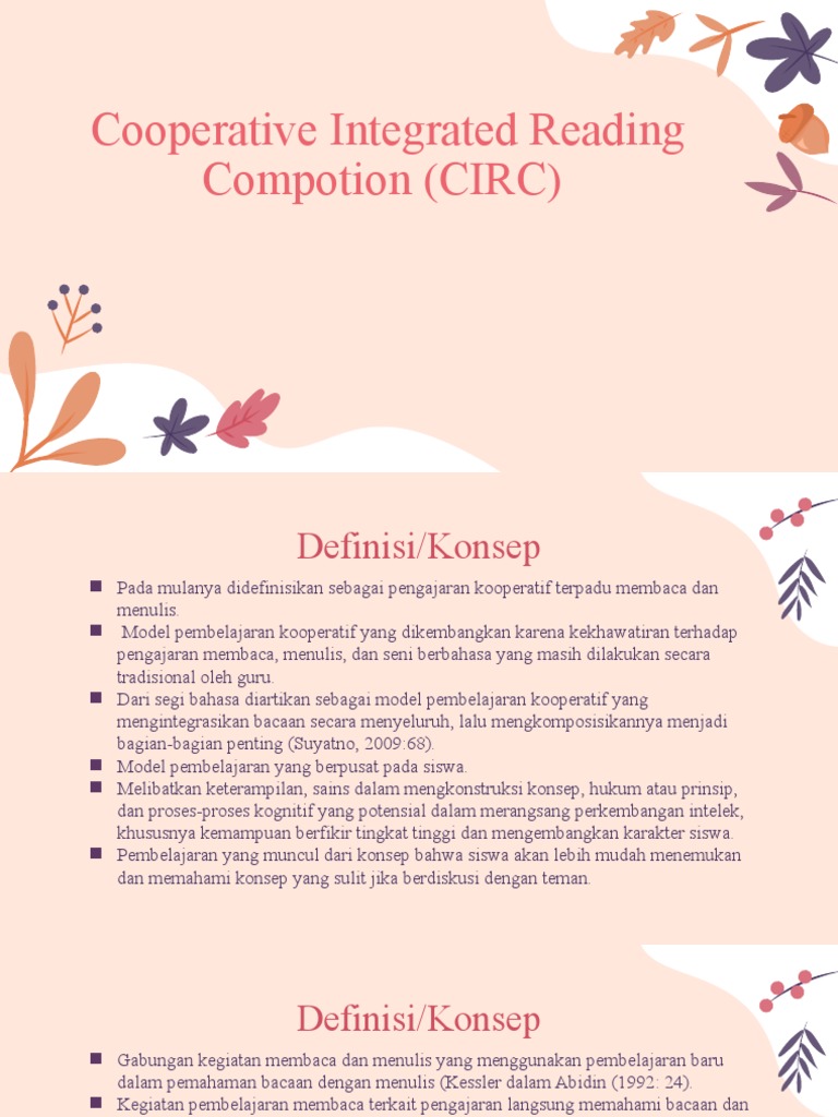 Pembelajaran CIRC: Konsep dan Penerapan | PDF