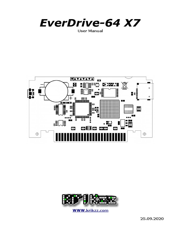 EverDrive-64 X7 User Manual | PDF | Computer File | Read Only Memory
