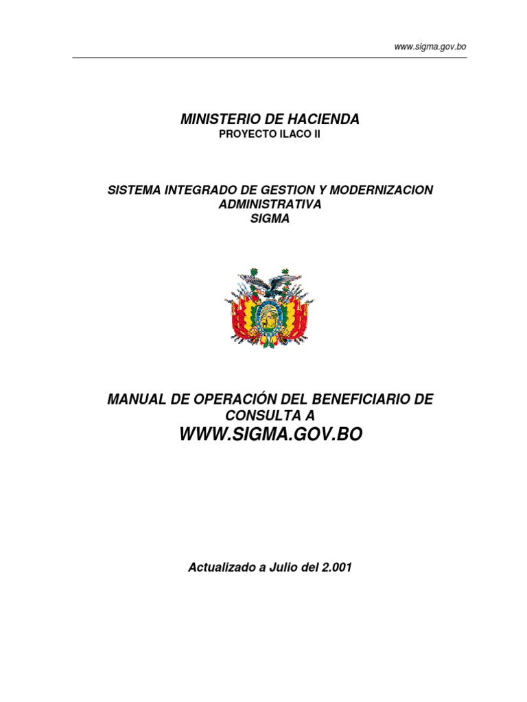 Manual Sigep - Sigma | PDF | Página web | Red mundial