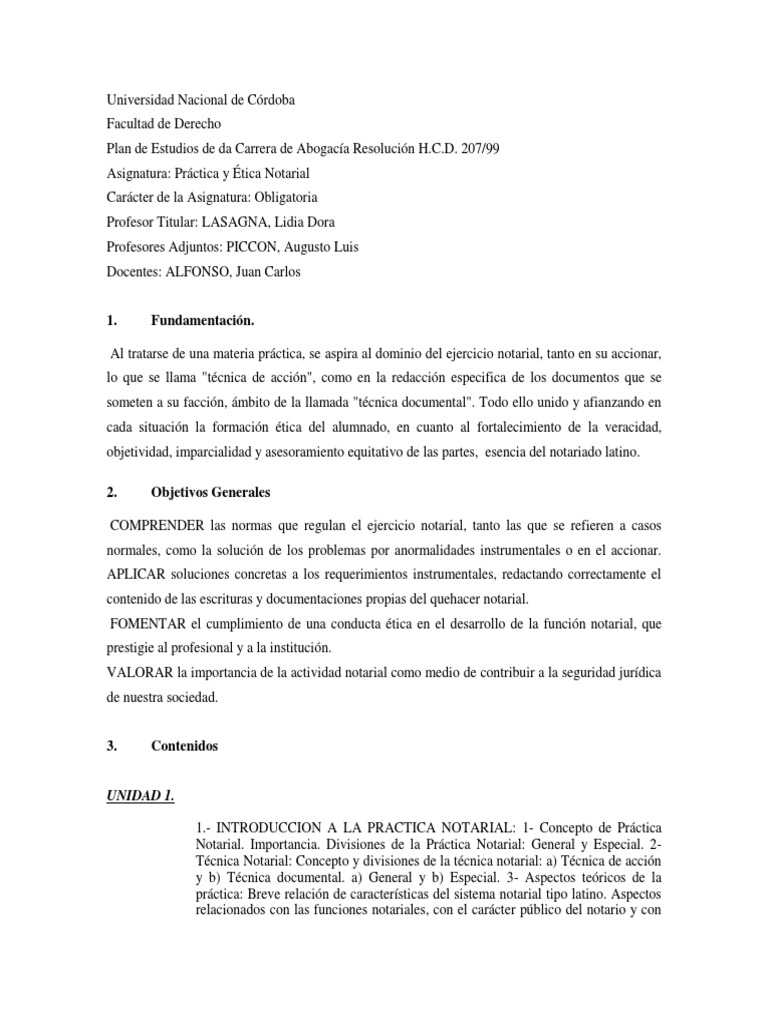 Programa de Practica y Ética Notarial | PDF | Justicia | Crimen y violencia