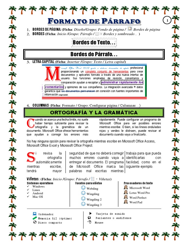 Formato de Parrafo | PDF | Microsoft Office | Microsoft