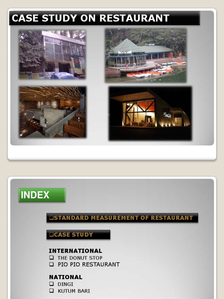 Restaurant Case Studies Overview | PDF | Restaurants | Buildings And ...