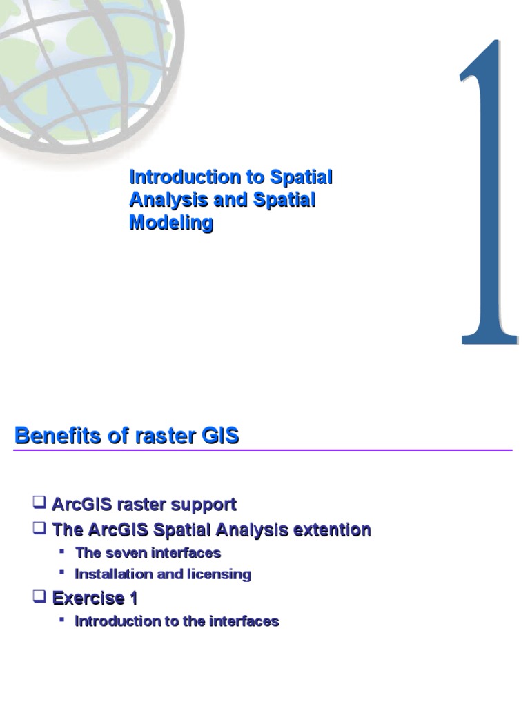 Introduction To Spatial Analysis and Spatial Modeling | PDF | Arc Gis | Computing