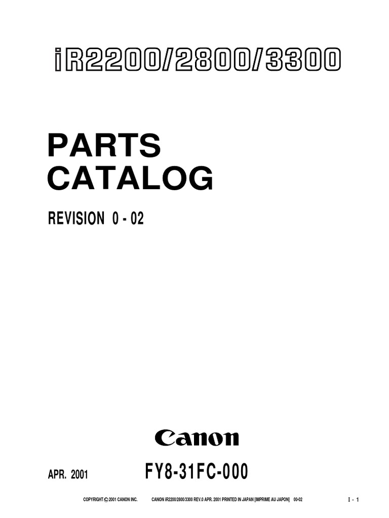 Parts Catalog: FY8-31FC-000 | PDF | Belt (Mechanical) | Printed Circuit ...