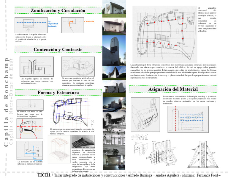 Capilla Ronchamp | Techo | Hormigón