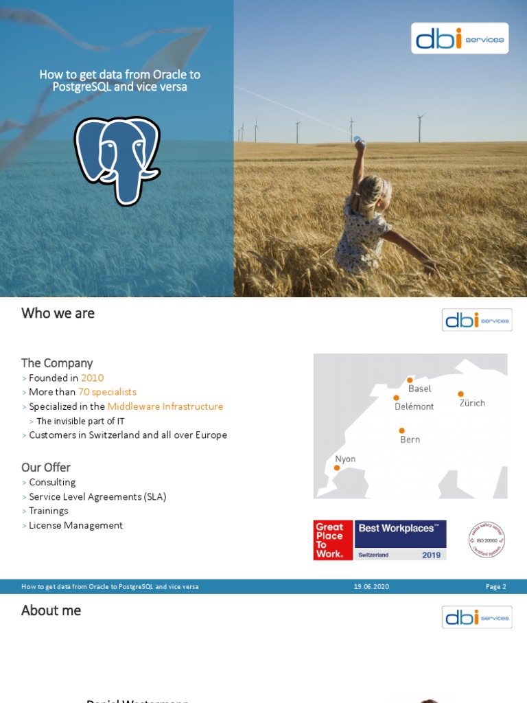 How To Get Data From Oracle To Postgresql And Vice Versa Pdf Postgre Sql Sql