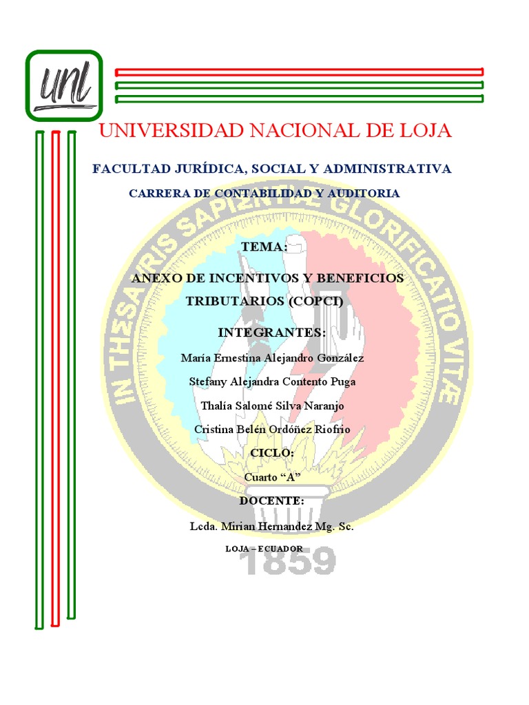 Incentivos Tributarios COPCI Ecuador | PDF | Inversiones | Consumo ...