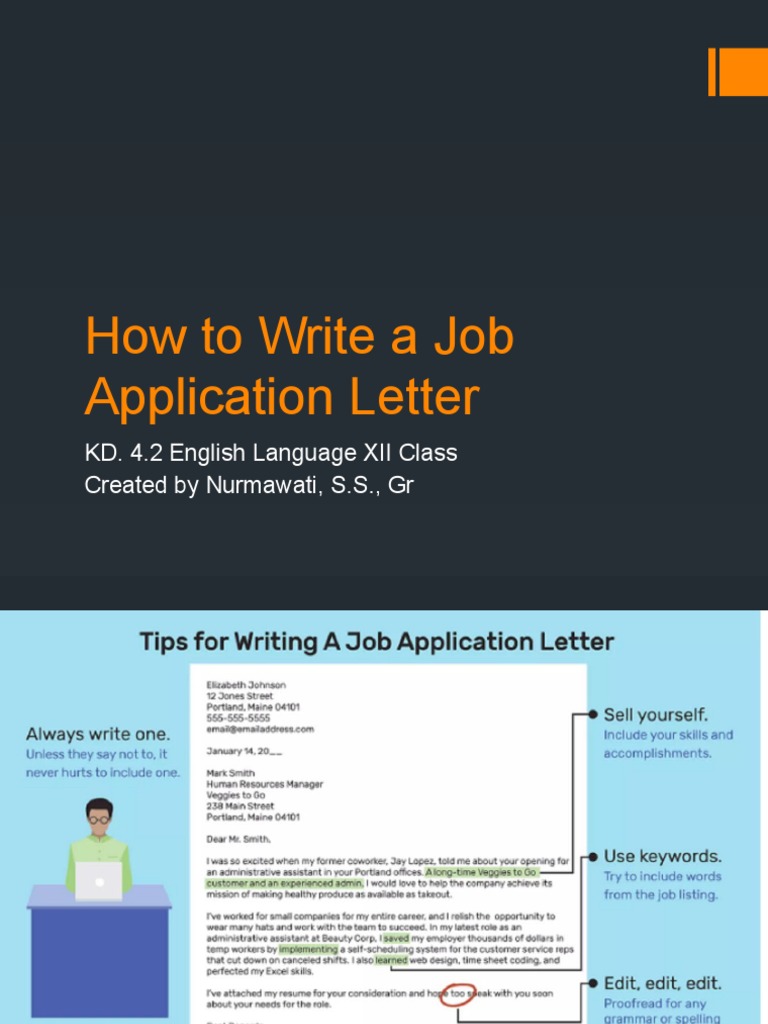 How To Write A Job Application Latter | PDF | Résumé