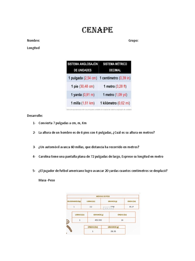 Cenape Trabajos 1 | PDF