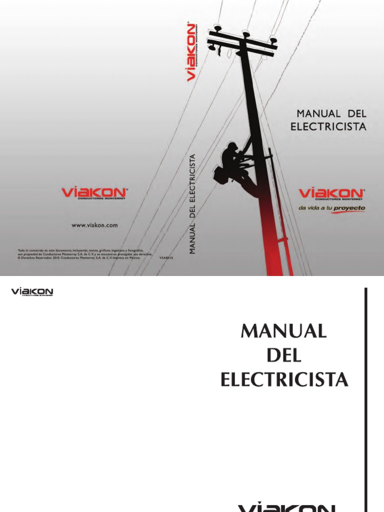 Manual Electricista Viakon 1 Ed | PDF | Energia electrica | Lámpara ...