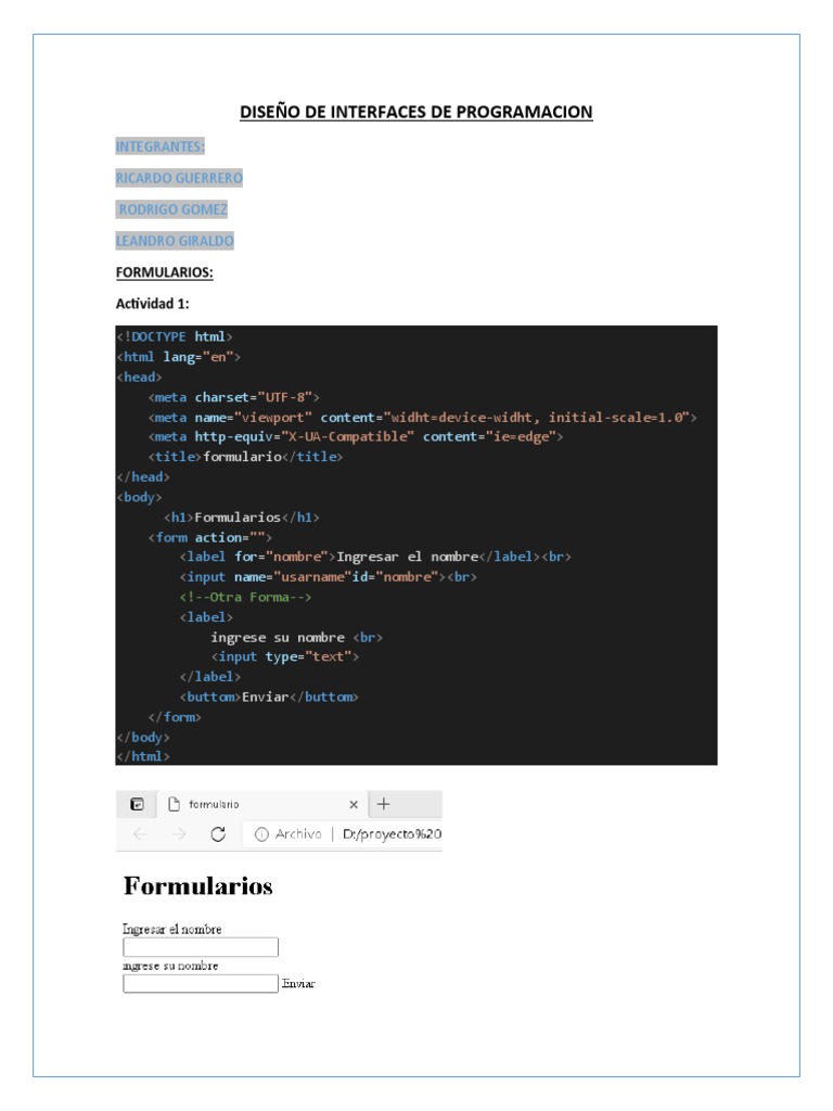 Diseno de Interfaces de Programacion-Actividad 1 | PDF | Contraseña ...