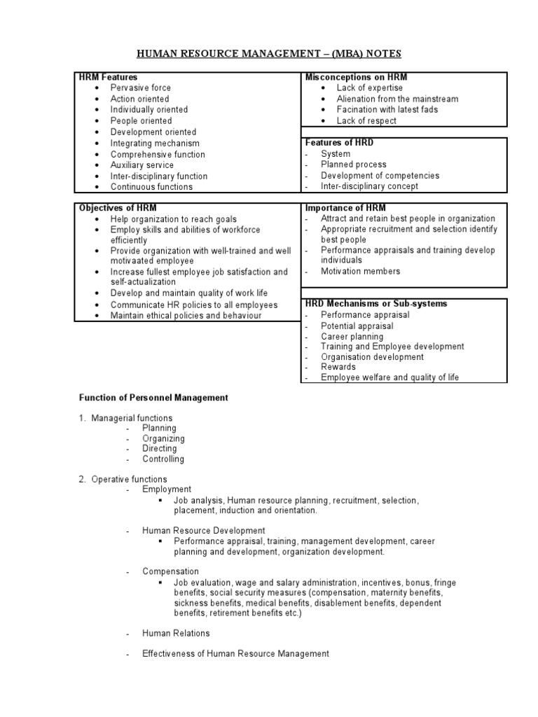 HRM Features | PDF | Human Resource Management | Performance Appraisal