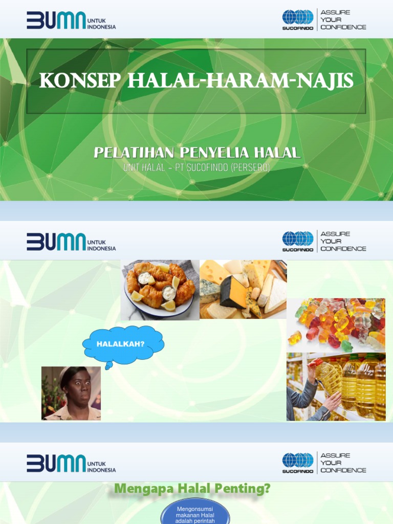 Halal - Konsep Halal, Haram, Najis - Urgensi Halal, Dan Fatwa MUI TTG Produk Halal | PDF