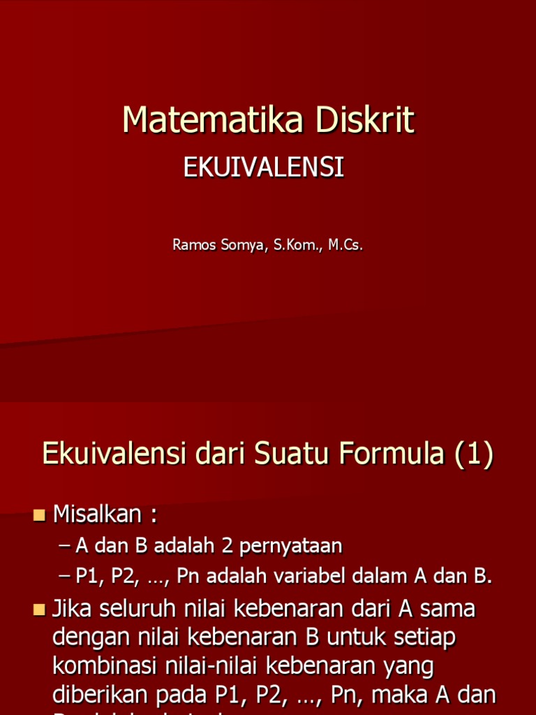Materi 02 Matdis | PDF