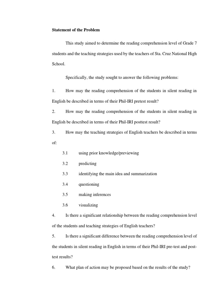 Sop Questionnaire | PDF | Reading Comprehension | Pedagogy