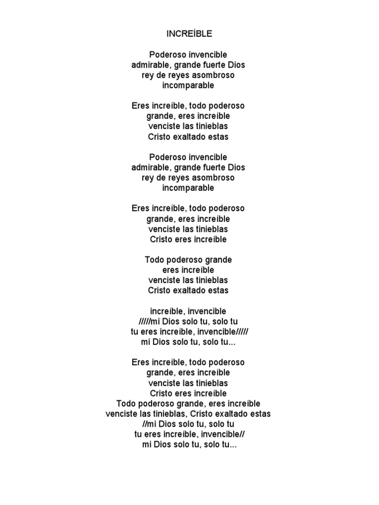 Letras Canciones Cristianas de Misiones | PDF | Cristo (título) | Jesús