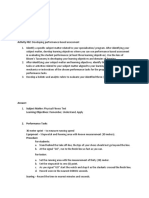 Jump Rope Skills Assessment Rubric | PDF | Gymnastics | Rhythm