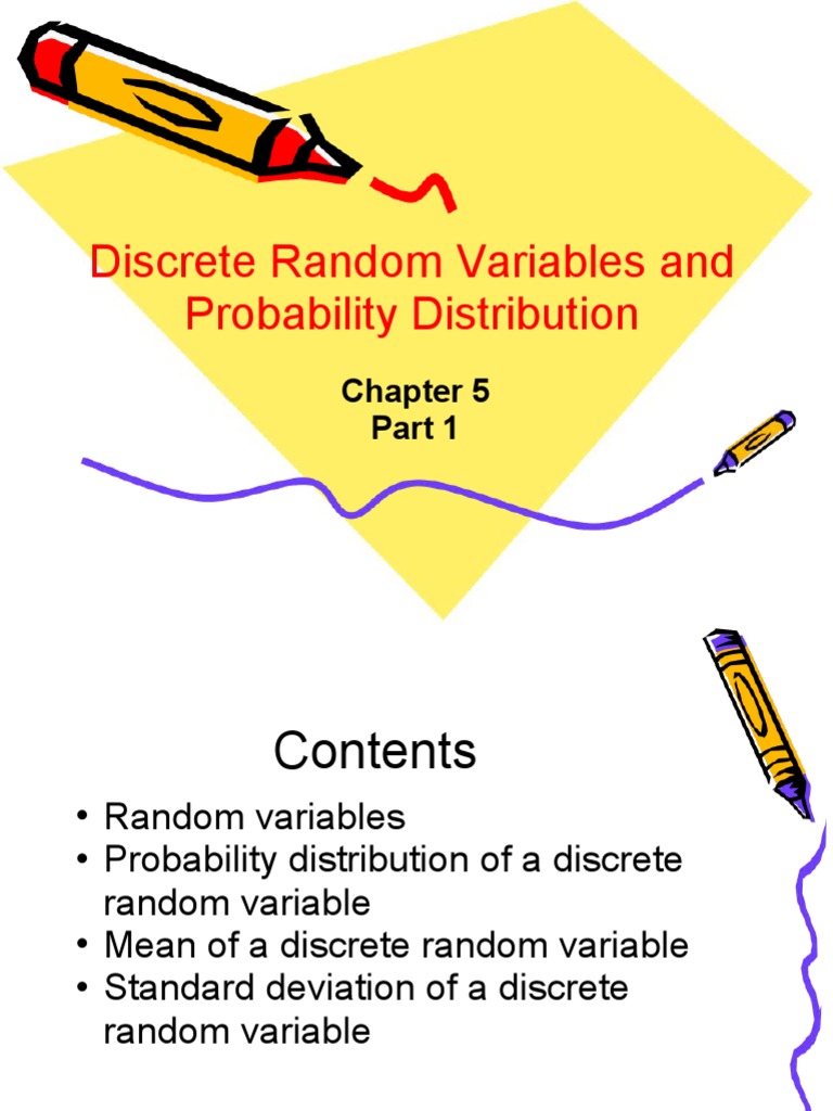 Discrete Random Variables and Probability Distribution | PDF ...
