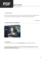 Examen de Conducir Clase B - Conaset | PDF