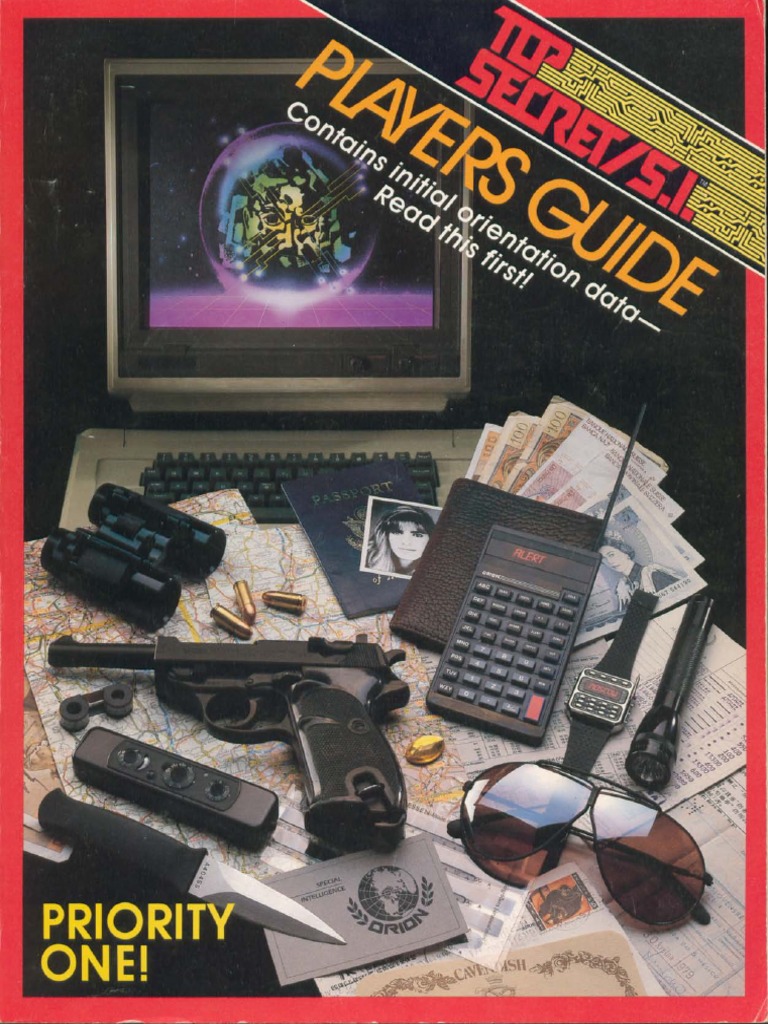 Top Secret S.I. - TSR-7620 Players Guide | PDF