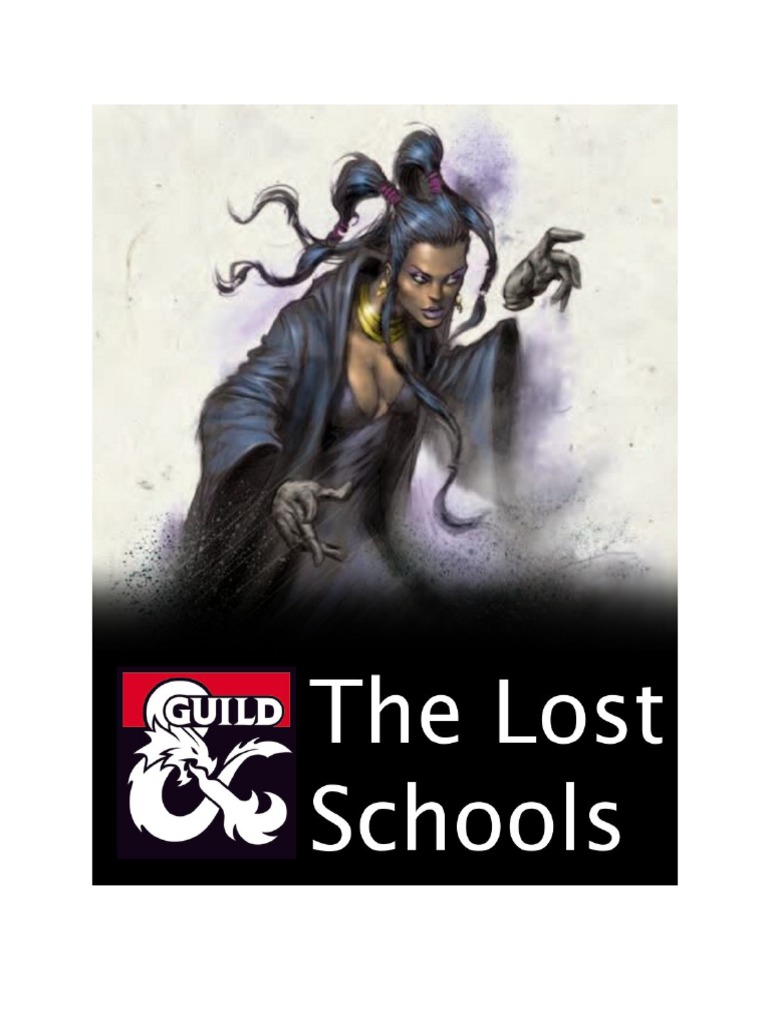 The Lost Schools (5e Subclasses) | PDF