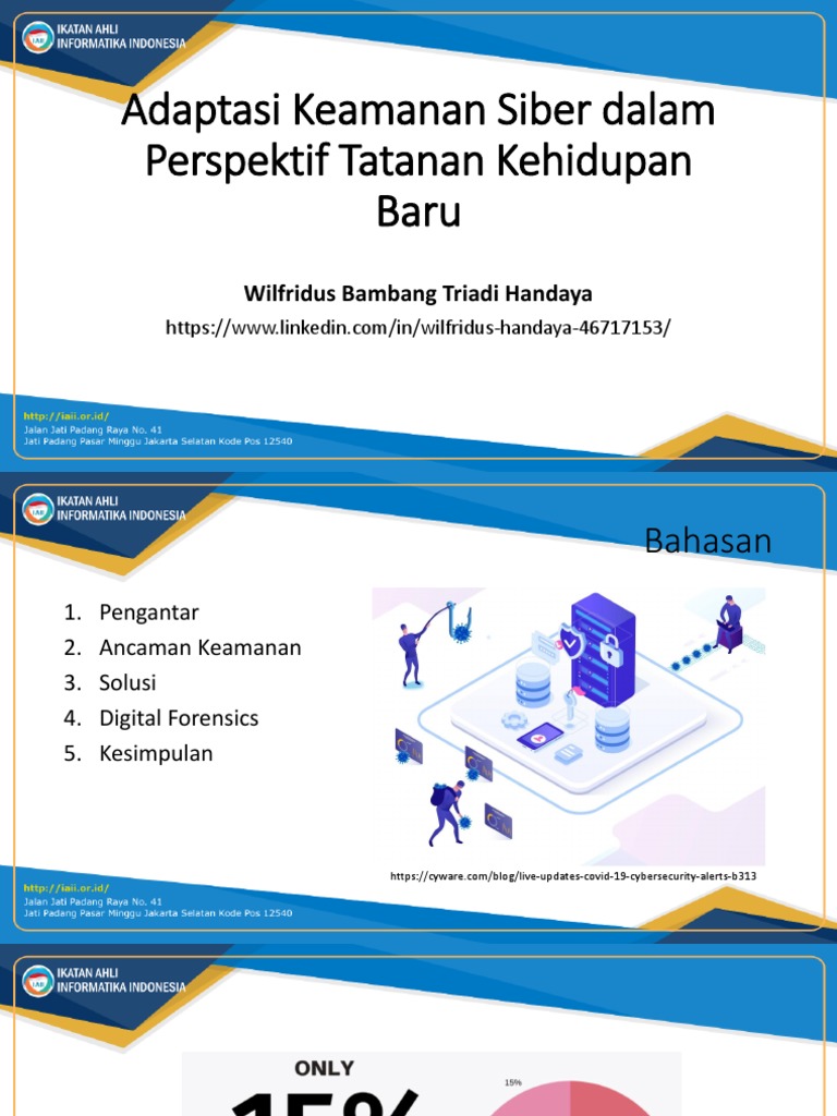 Slide Presentasi IAII Keamanan Cyber | PDF | Komputer
