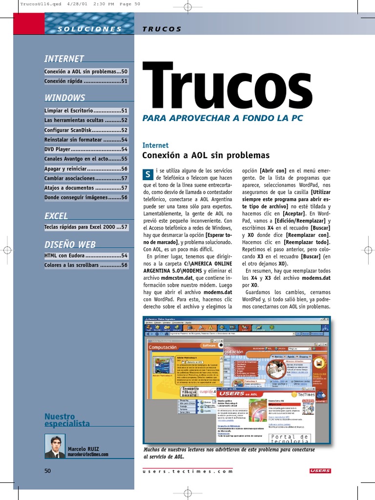 Manual de Informatica - Trucos para Aprovechar Al Maximo El PC | PDF ...