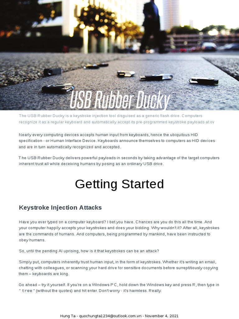 USB-Rubber-Ducky Ebook v21.11 | PDF | Usb Flash Drive | Command Line ...