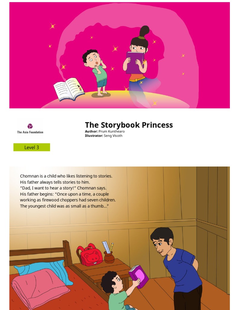 The Storybook Princess: Author: Prum Kunthearo Illustrator: Seng Visoth | PDF | Creative Commons ...