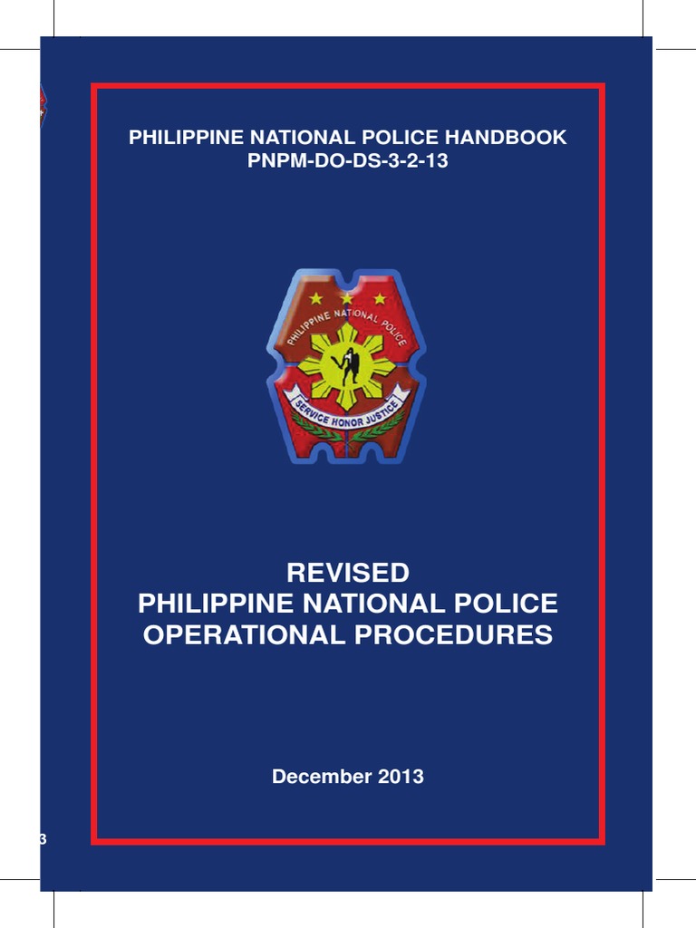 Revised Philippine National Police Operational Procedures | PDF