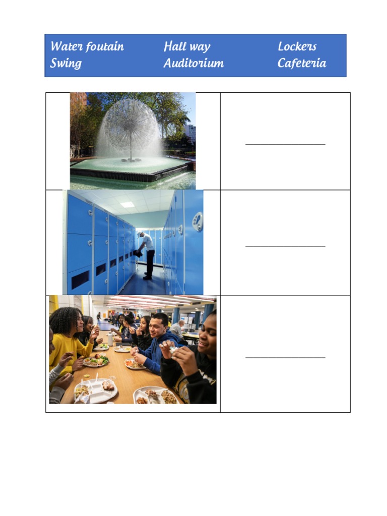 School Facility Layout Overview | PDF | Cooking, Food & Wine