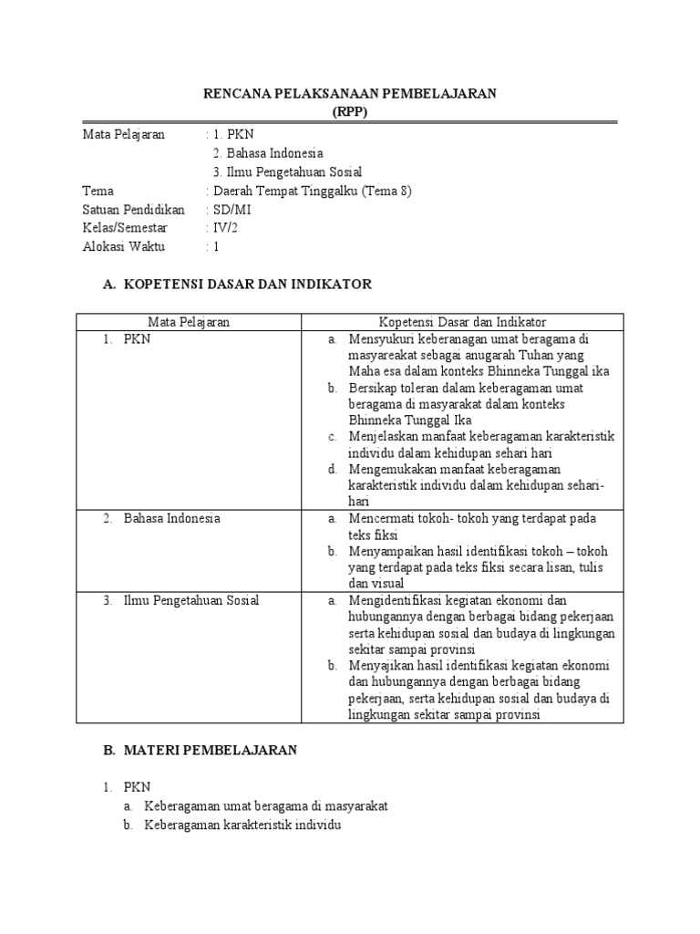 RPP Ut Ayupis | PDF | Kajian Bahasa Asing