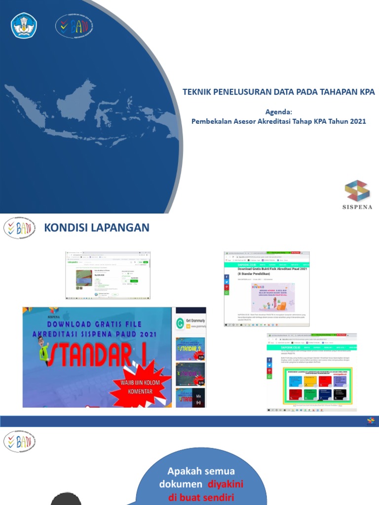 Paparan Teknik Penelusuran Data Pada Tahapan KPA-PAA Tahap KPA | PDF