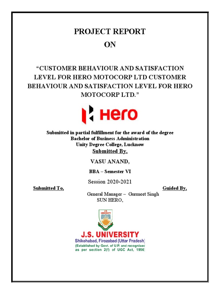 Vasuanand Bba Project | PDF | Consumer Behaviour | Behavior