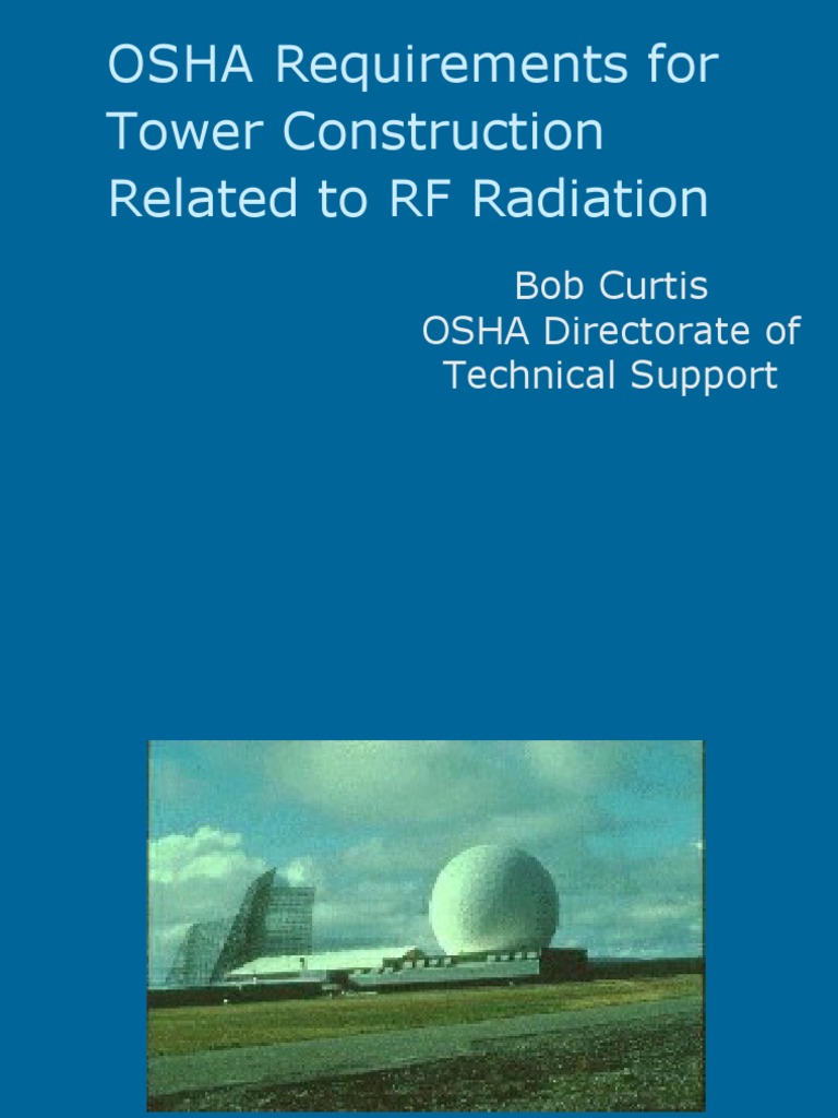 Training-Library RF Tower Construction | PDF | Occupational Safety And ...