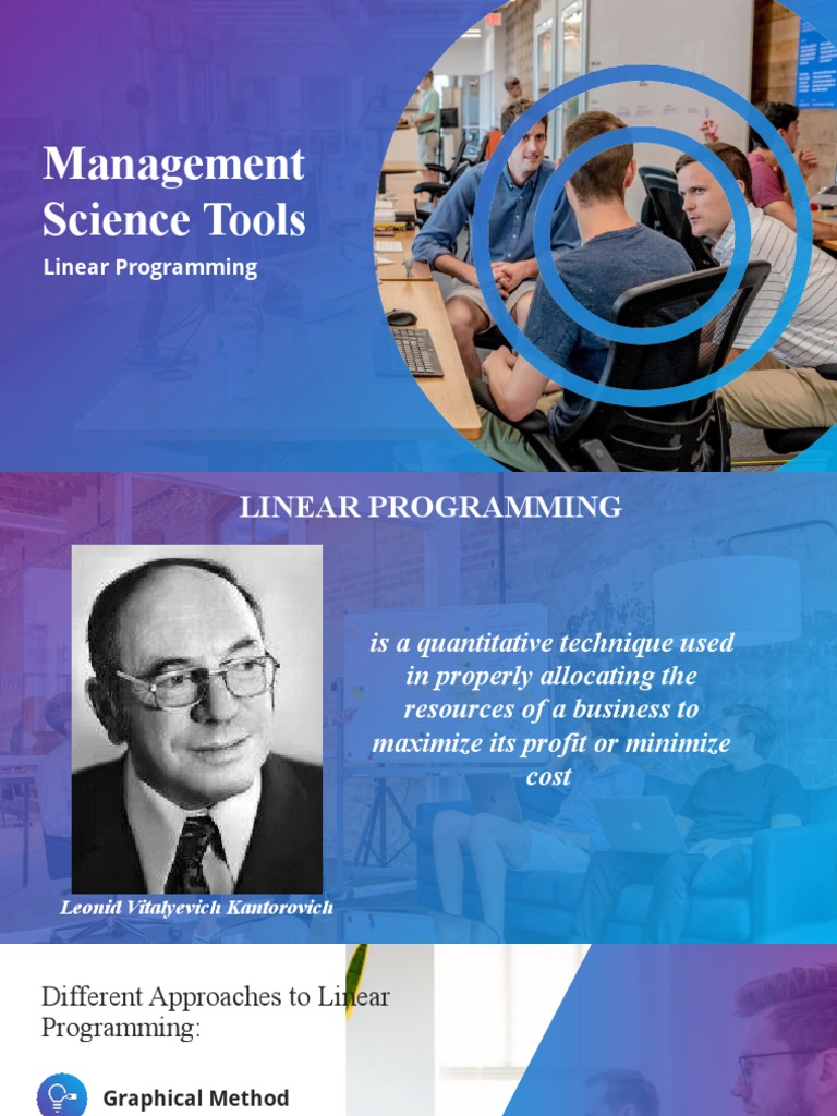 Management Science Tools: Linear Programming | PDF | Linear Programming | Mathematical Optimization