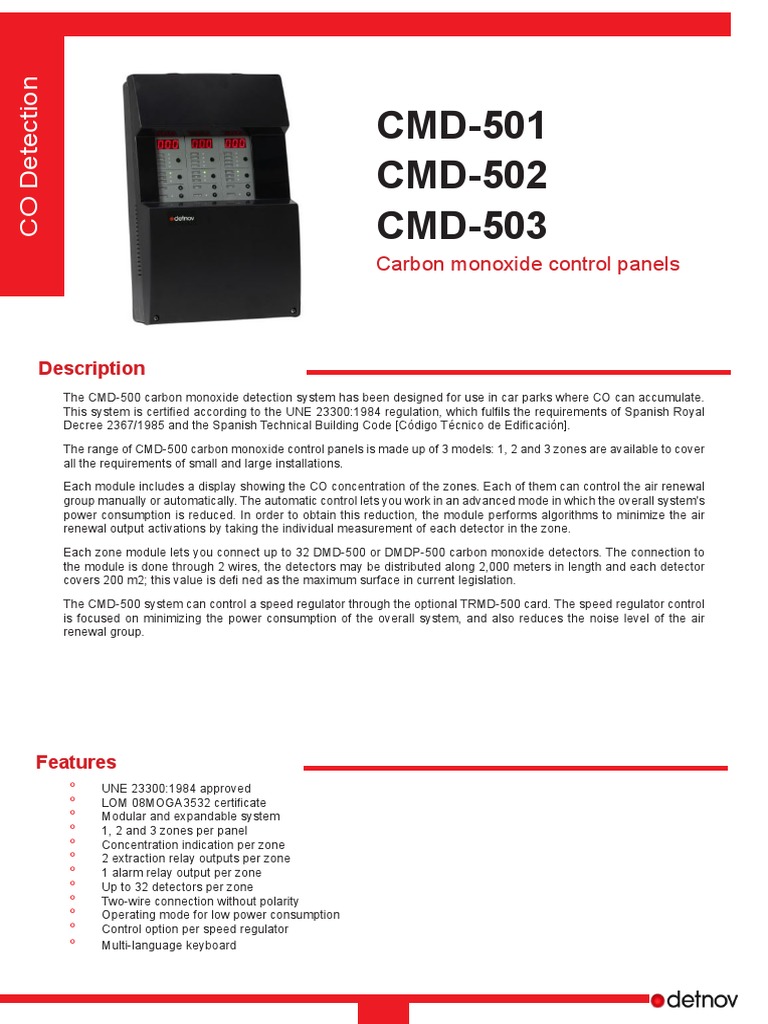Tu Dieu Khien Nong Do Khi CO - CMD-500-DS-342-en-2019-a | PDF | Carbon ...