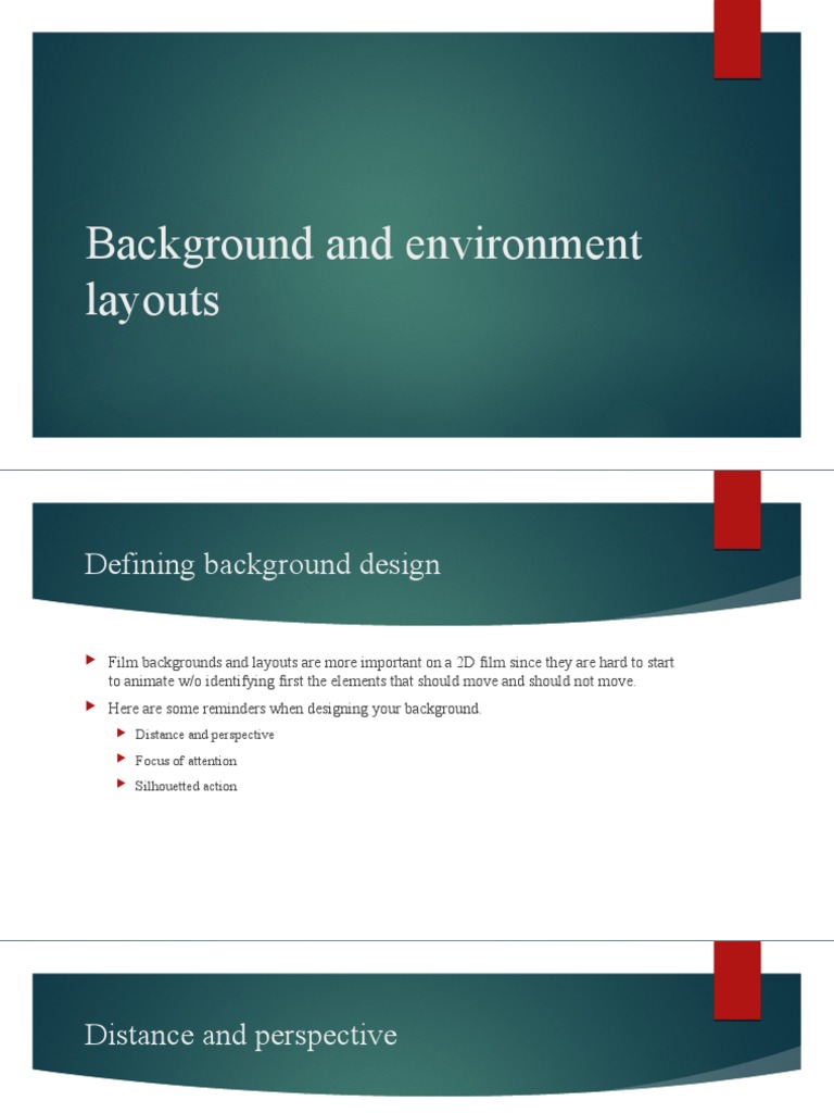 Background and Layout Design | PDF