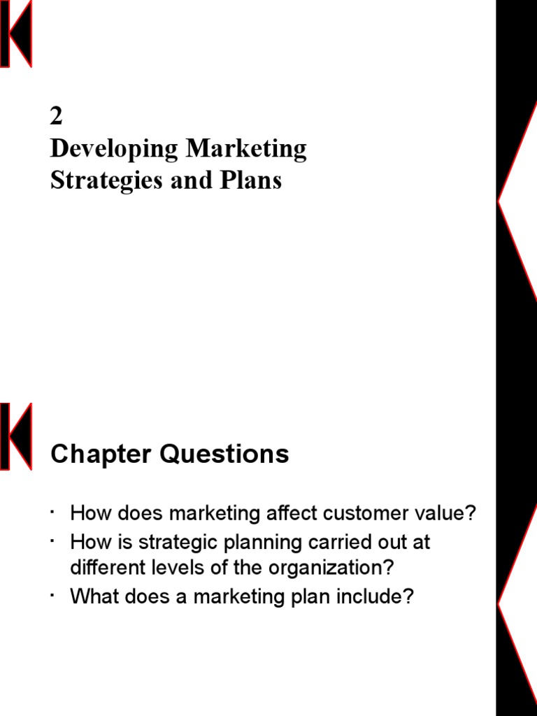 Chapter 2 Developing Market Strategies and Plans | PDF | Swot Analysis ...