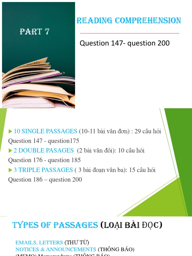 Part 7 Not True & Reference Questions SV | PDF
