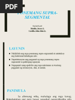 Ponemang Suprasegmental | PDF