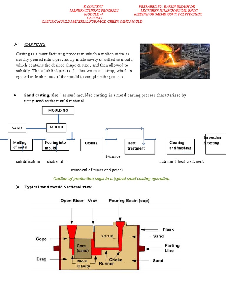 Mp-I S-3 Casting | PDF | Casting (Metalworking) | Foundry