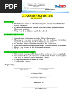 Classroom House Rules | PDF