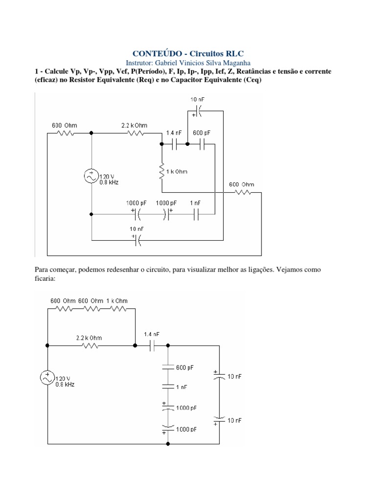 Circuitos RLC | PDF