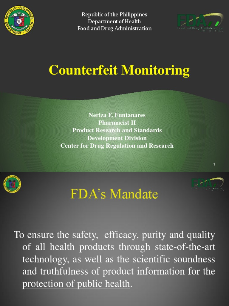 Philippine Counterfeiting Guidelines For Reporting | PDF | Food And ...