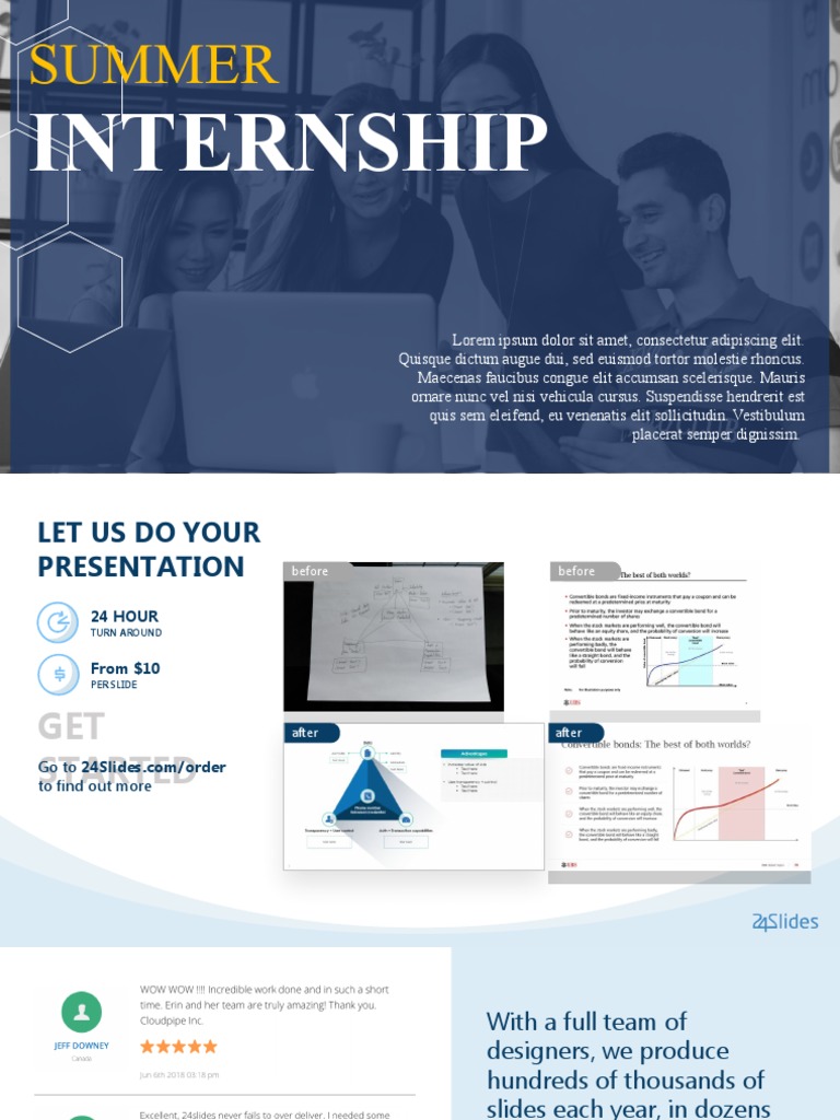 Summer Internship-Creative | PDF | Business Process | Business Economics