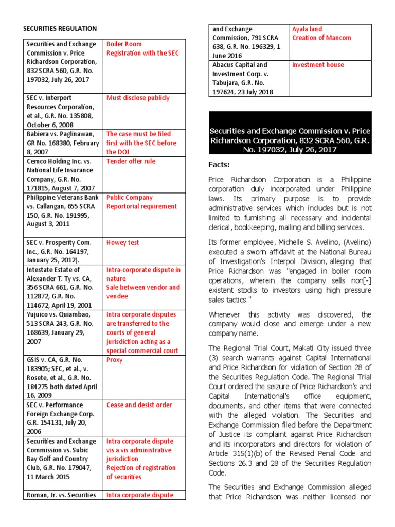 Batch 3 | PDF | Securities Act Of 1933 | Securities (Finance)