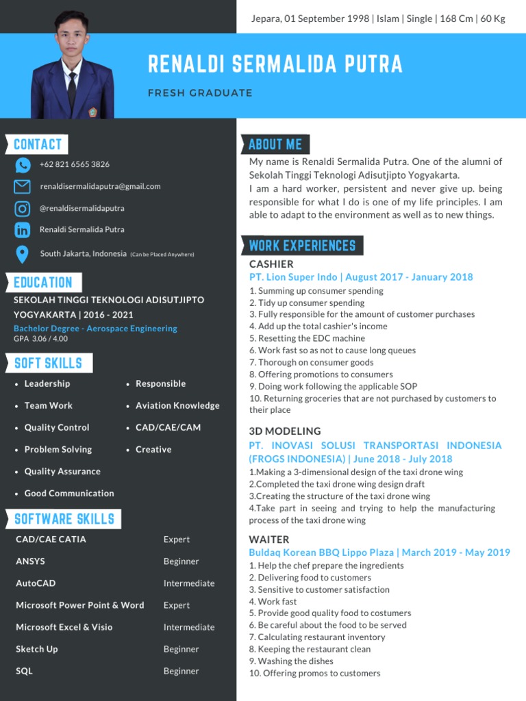 CV Renaldi+Sermalida+Putra ENG | PDF | Business | Business Process