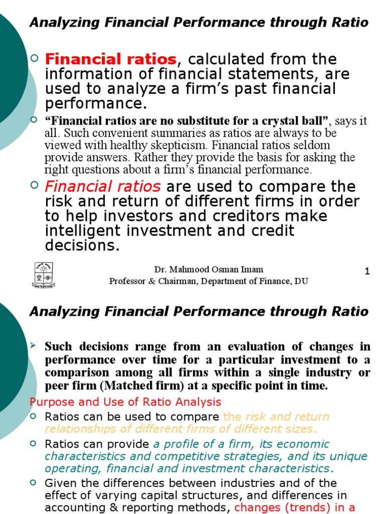 Ratios Analysis | PDF | Financial Ratio | Investing