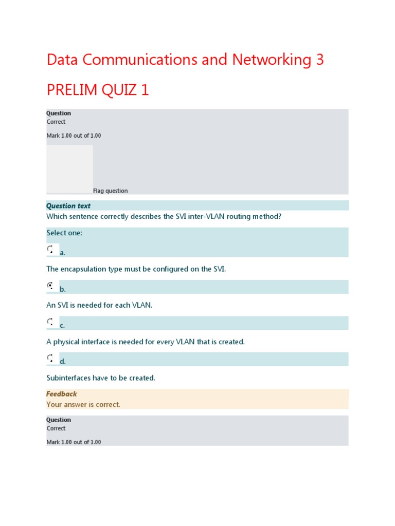 3RT YEAR Data Communications and Networking 3 3 | PDF | Network Switch ...